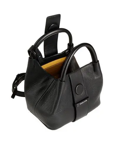 ZANELLATO Lizard-print Leather Handbag