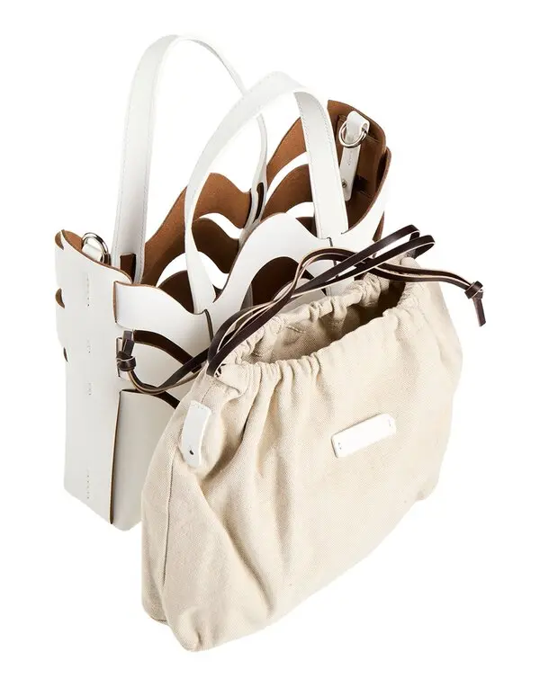 ZANELLATO Leather Tote - White