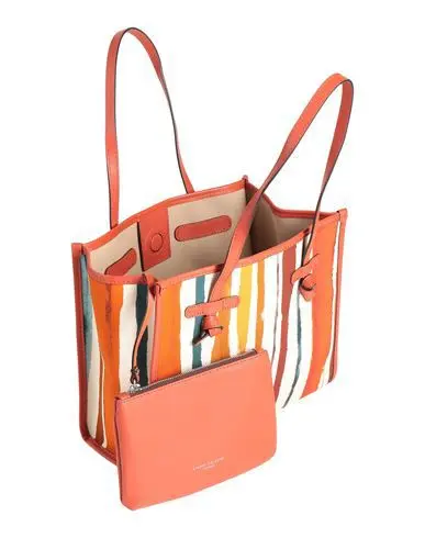 GIANNI CHIARINI Striped Tote Bag With Leather Trims