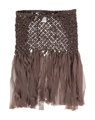 Peserico Wide Belt With Fringe Detail - Grey