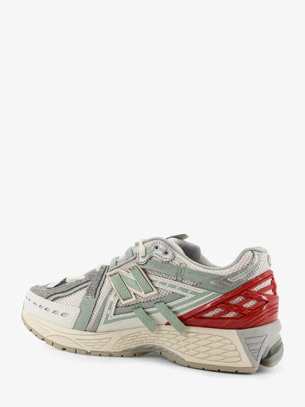 NEW BALANCE U19065 Mesh Sneakers With Multicolor Inserts - Grey