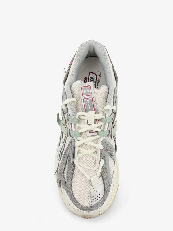 NEW BALANCE U19065 Mesh Sneakers With Multicolor Inserts - Grey