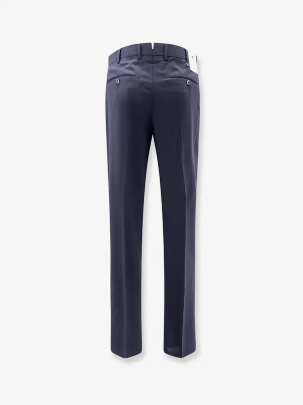 PT TORINO Virgin Wool Trousers - Blue