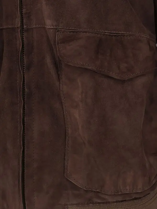 DFOUR Suede Jacket - Brown