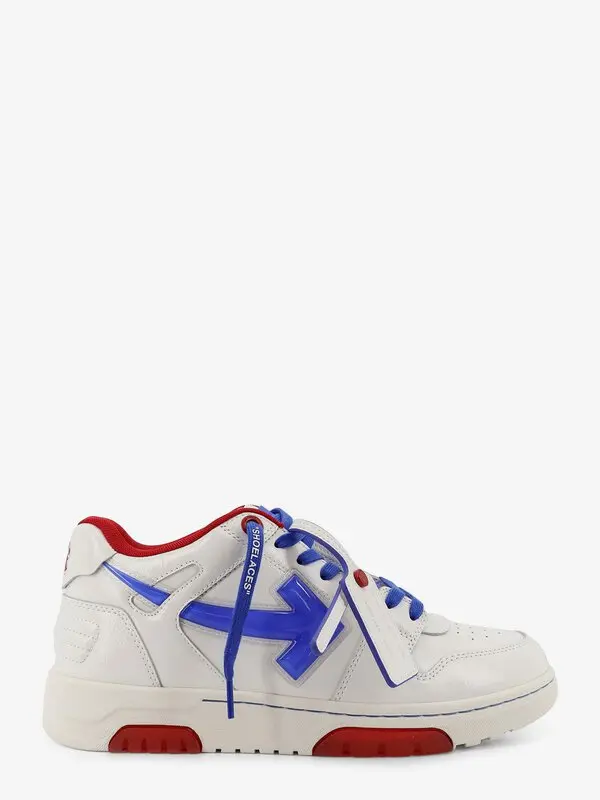 Off-White Out Of Office Bubble Arrow Leather Sneakers - White