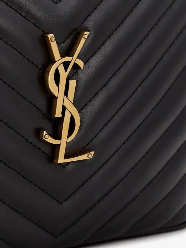Saint Laurent Quilted Leather Camera Shoulder Bag