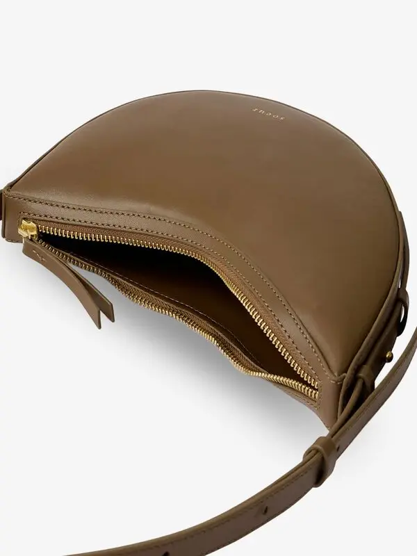 Soeur Wino Mini Leather Shoulder Bag - Brown