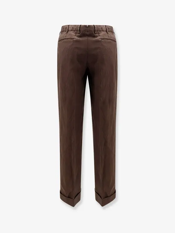 NUGNES 1920 Clarkfu Linen Trousers