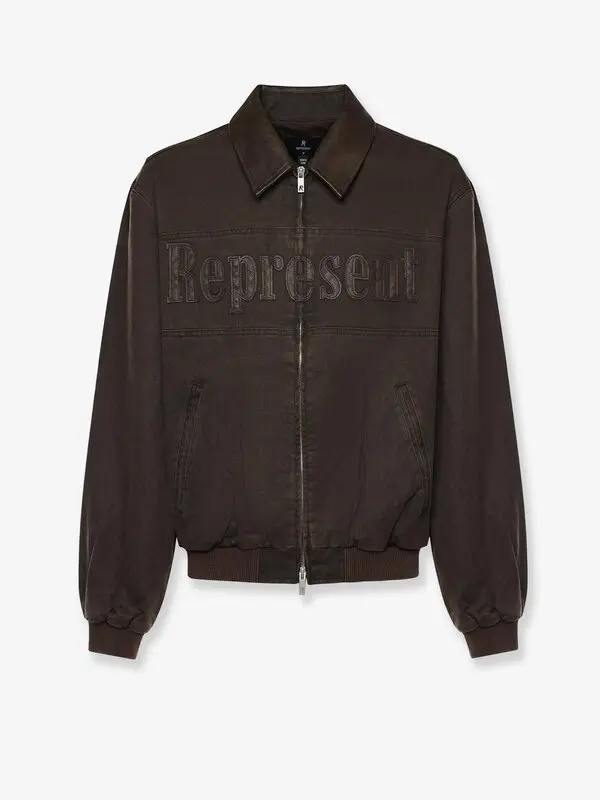 REPRESENT Roscoe Denim Jacket - Brown