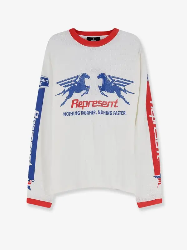 REPRESENT Pegasus Cotton Tshirt - White