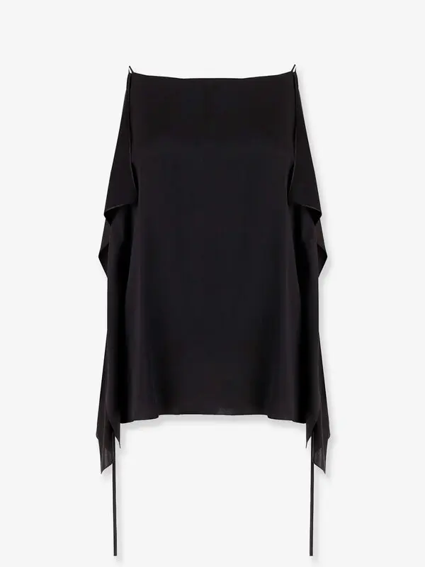THE ROW Koray Silk Top