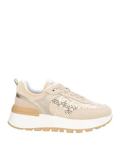 Liu Jo Low-top Sneakers With Sequins - Gold