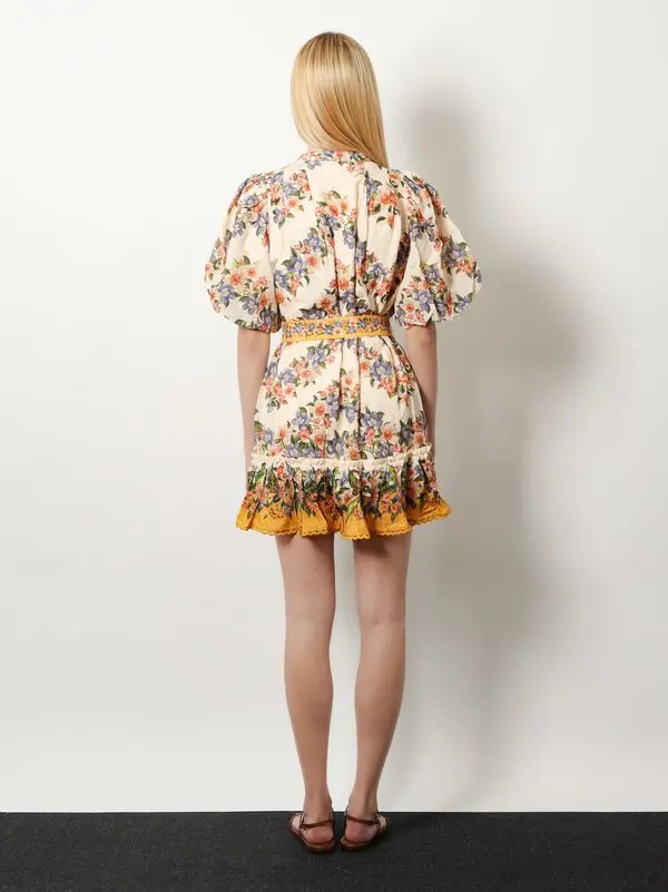 Farm Rio Cotton And Viscose Dress