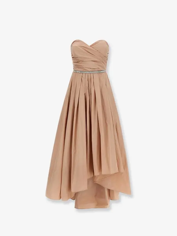 Pinko Dattero Taffeta Dress - Pink