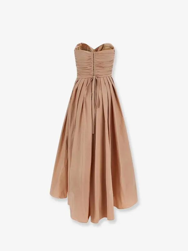 Pinko Dattero Taffeta Dress - Pink