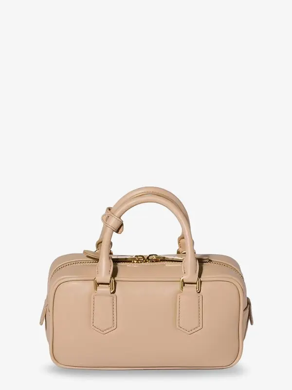 Miu Miu Arcadie Leather Crossbody Bag - Beige