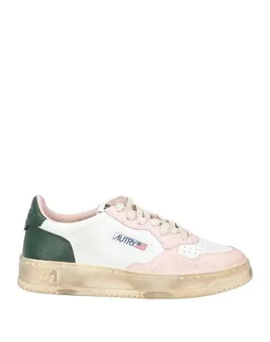 AUTRY Leather Low Top Sneakers - Pink