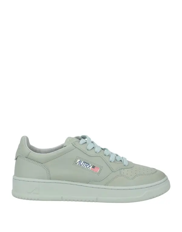 AUTRY Leather Low-top Sneakers - Sage Green