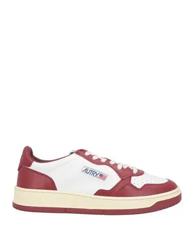 AUTRY Leather Low-top Sneakers - Red