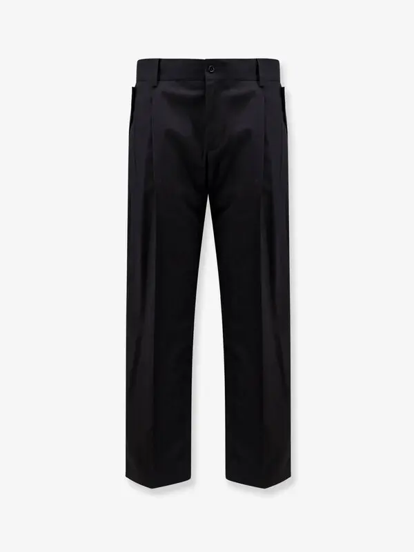 Dolce & Gabbana Cotton Trousers - Black
