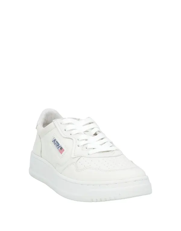 AUTRY Leather Low-top Sneakers - White