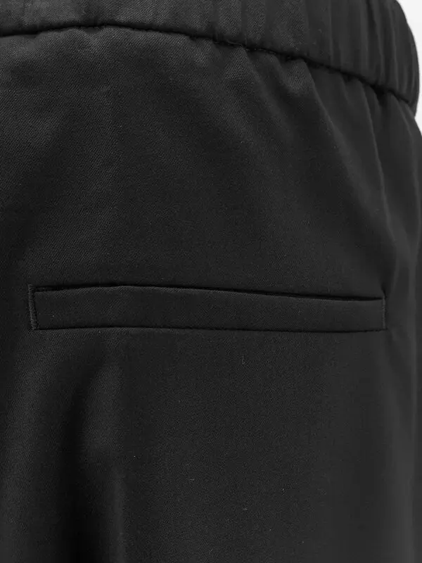 SEVEN GAUGE Light Wool Trousers - Black