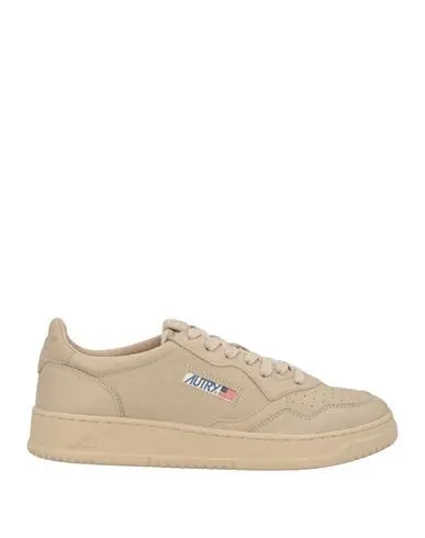 AUTRY Low-top Leather Sneakers - Beige