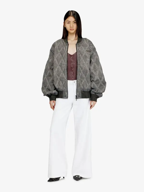 DIESEL® Cotton Blend Flared Trousers