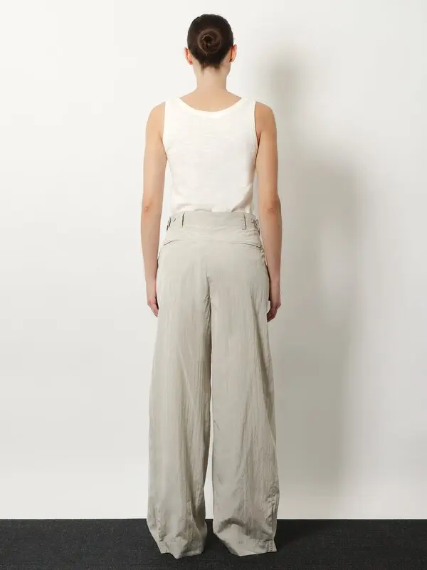 THE ROW Iven Wide Leg Trousers - Grey