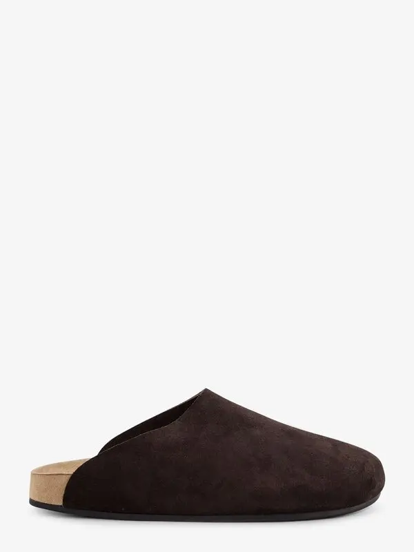 THE ROW Hudson Two Suede Slides