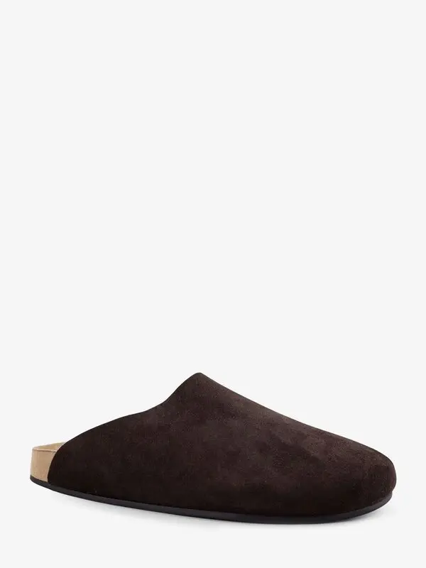 THE ROW Hudson Two Suede Slides