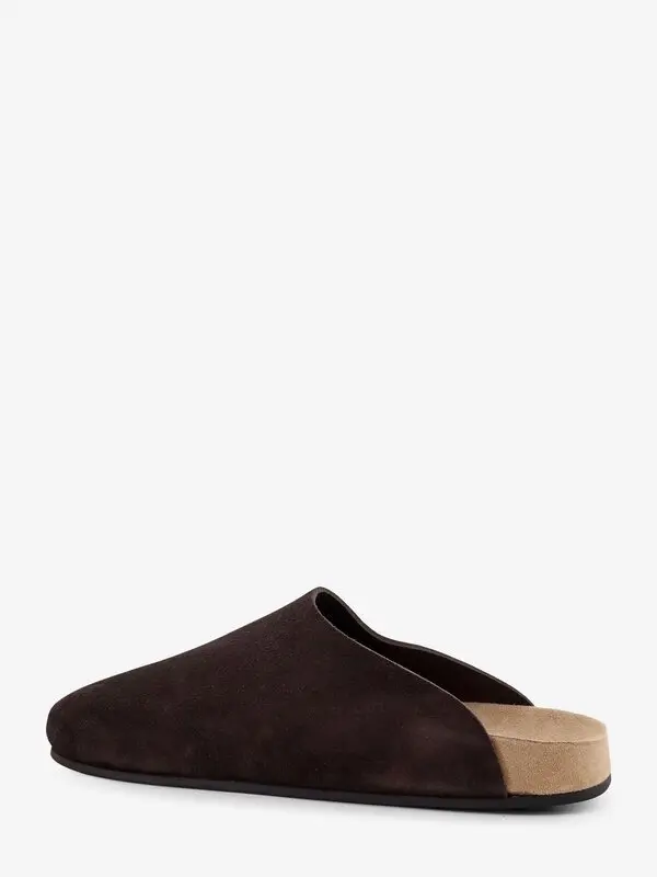 THE ROW Hudson Two Suede Slides