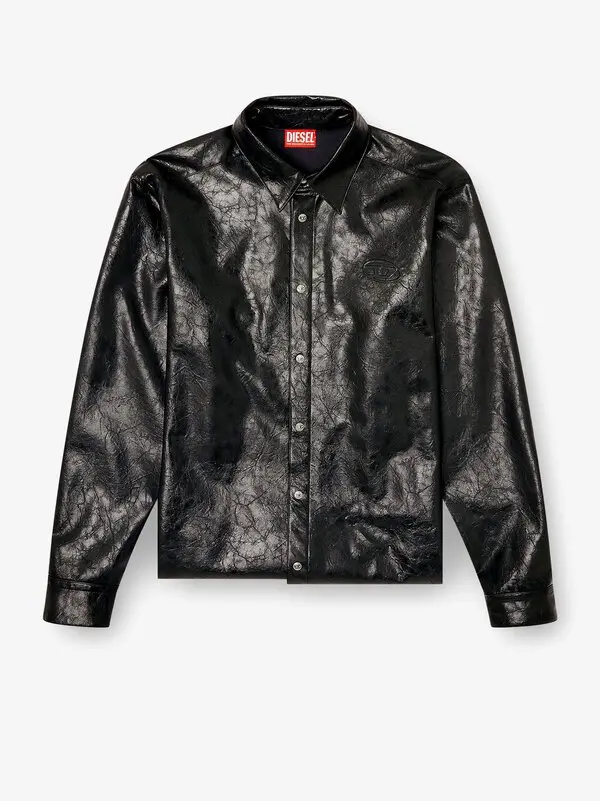 DIESEL® Ssimplyqmbu Fauxleather Shirt