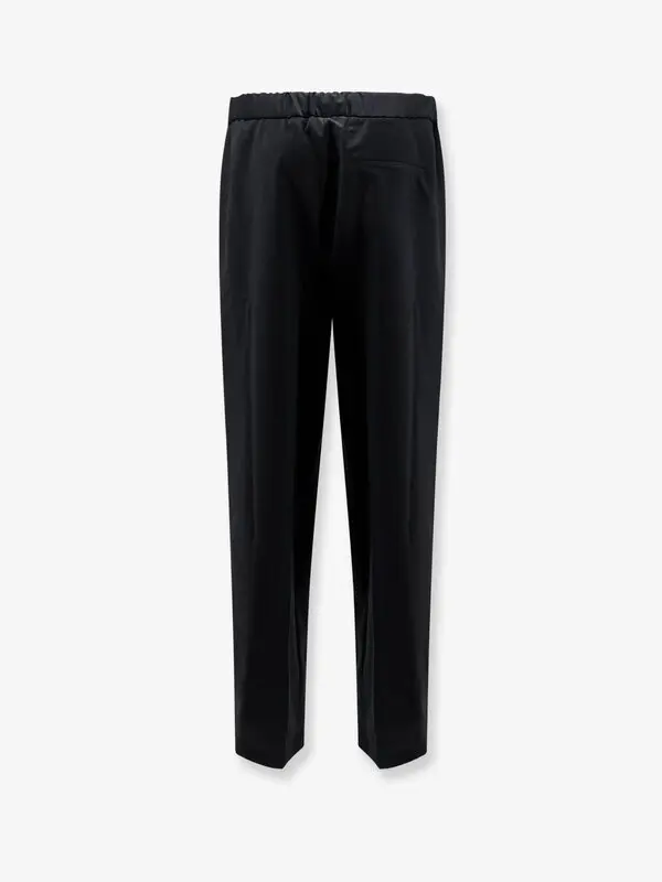 SEVEN GAUGE Wool Trousers - Black