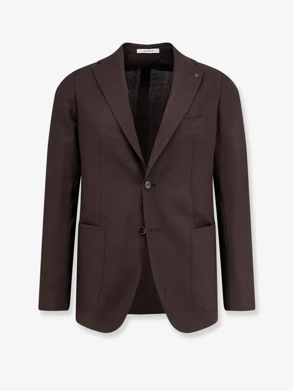 Tagliatore Virgin Wool Blazer - Brown