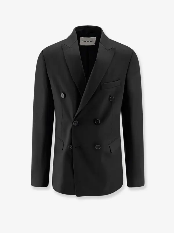 AMARANTO Virgin Wool Blend Blazer