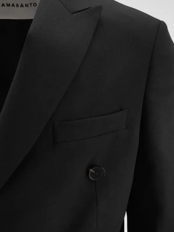 AMARANTO Virgin Wool Blend Blazer