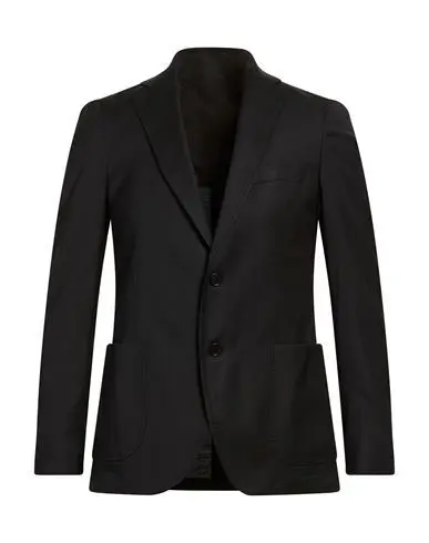 TOMBOLINI Blazer Size Virgin Wool, Viscose, Elastane - Black