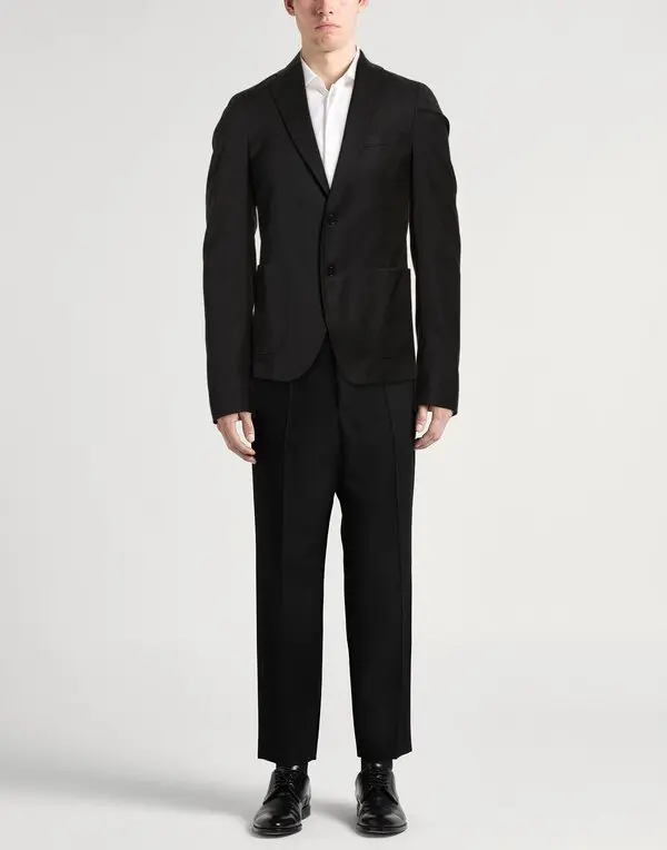 TOMBOLINI Blazer Size Virgin Wool, Viscose, Elastane - Black
