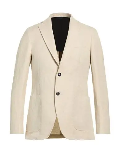 TOMBOLINI Blazer Size Linen, Cotton - Beige
