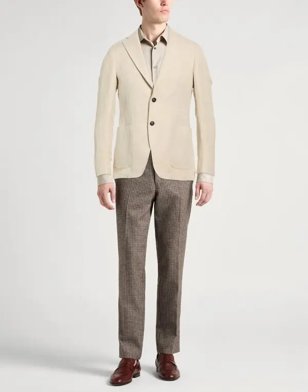 TOMBOLINI Blazer Size Linen, Cotton - Beige