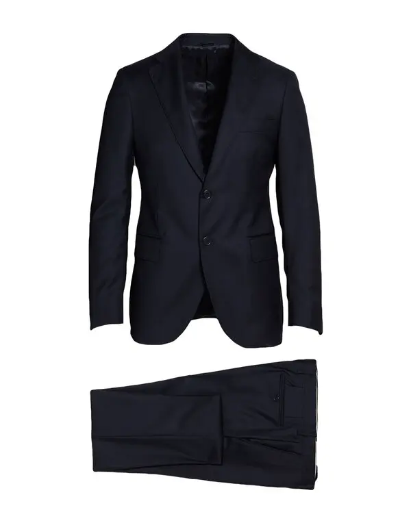 TOMBOLINI Suit Size Virgin Wool - Blue