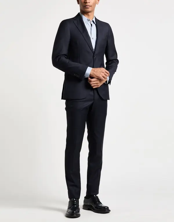 TOMBOLINI Suit Size Virgin Wool - Blue