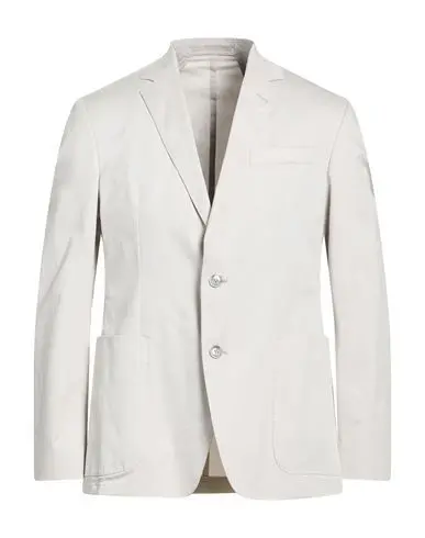 HACKETT Single-breasted Blazer - Light Grey