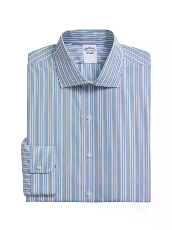 Brooks Brothers Striped Shirt - Blue