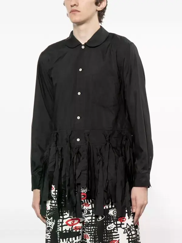 Comme Des Garçons Fringe Long-sleeve Shirt