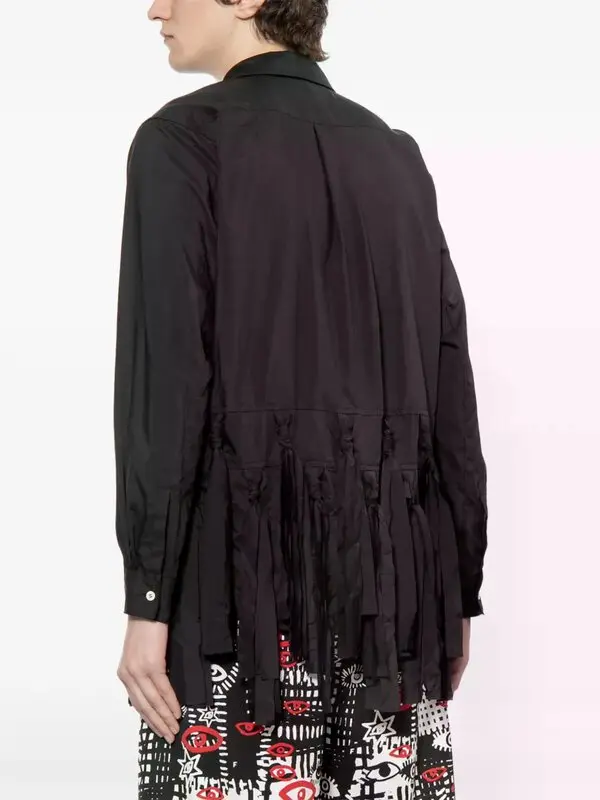 Comme Des Garçons Fringe Long-sleeve Shirt