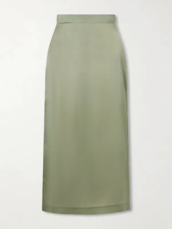 HEIRLOME Irene Silk-organza Maxi Skirt