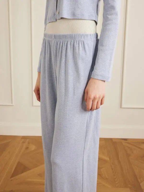 LESET Nando Cotton-jersey Track Pants