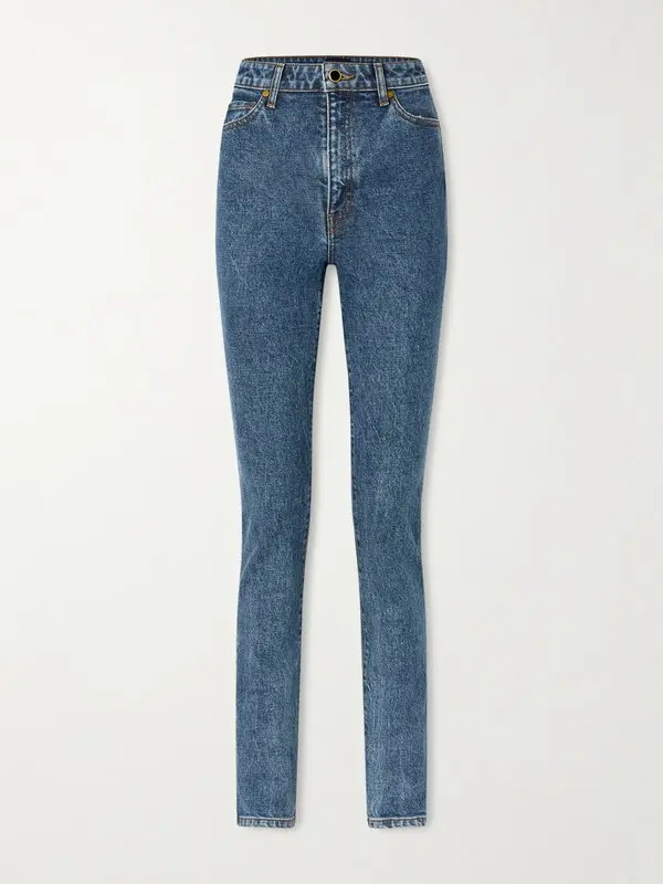 Khaite Daria High-rise Slim-leg Jeans
